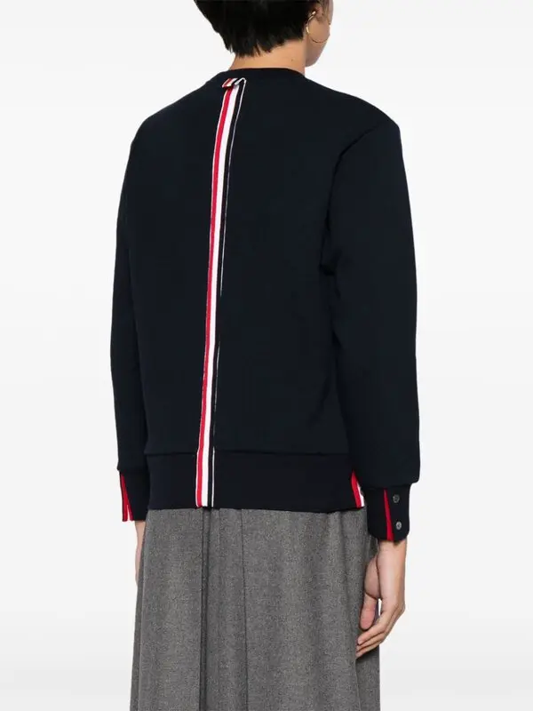 Thom Browne Rwb-stripe Sweatshirt
