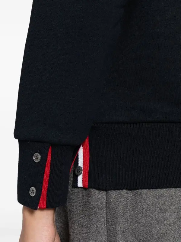 Thom Browne Rwb-stripe Sweatshirt