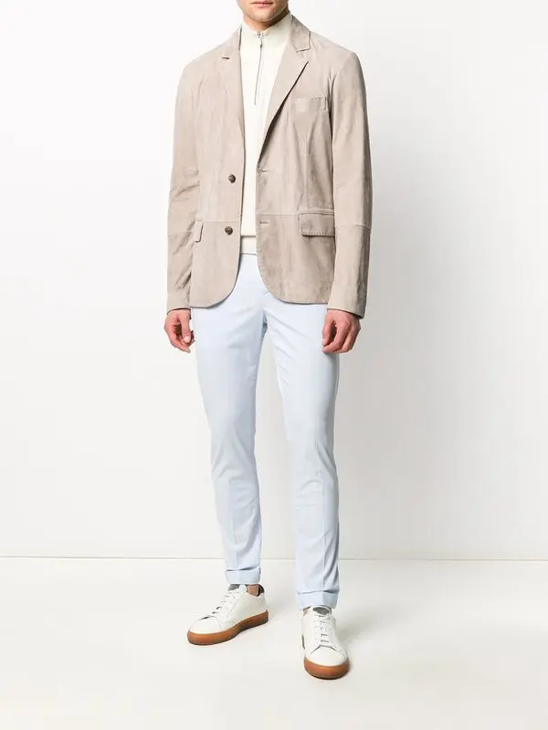 DONDUP Slim-fit Tailored Trousers - Blue