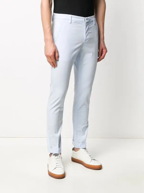 DONDUP Slim-fit Tailored Trousers - Blue