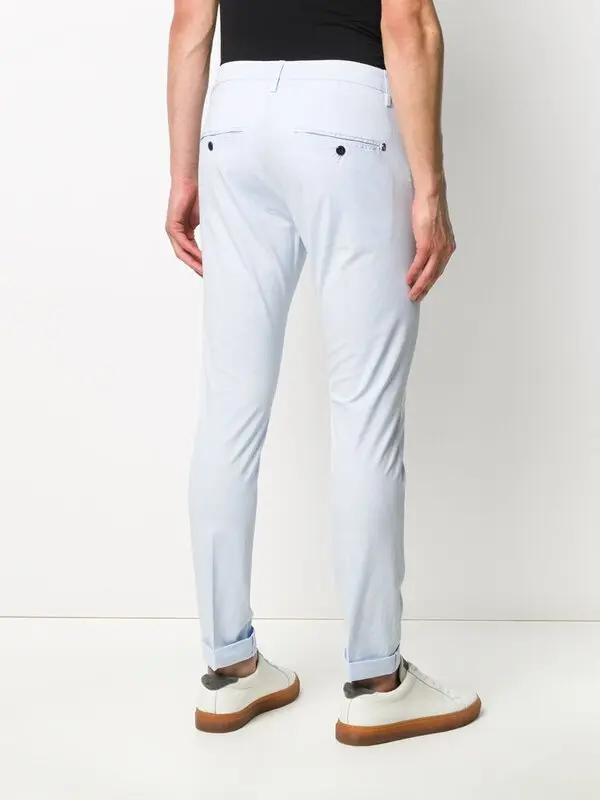 DONDUP Slim-fit Tailored Trousers - Blue