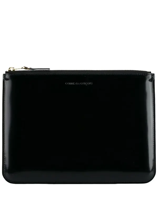 Comme Des Garçons Leather Clutch - Black