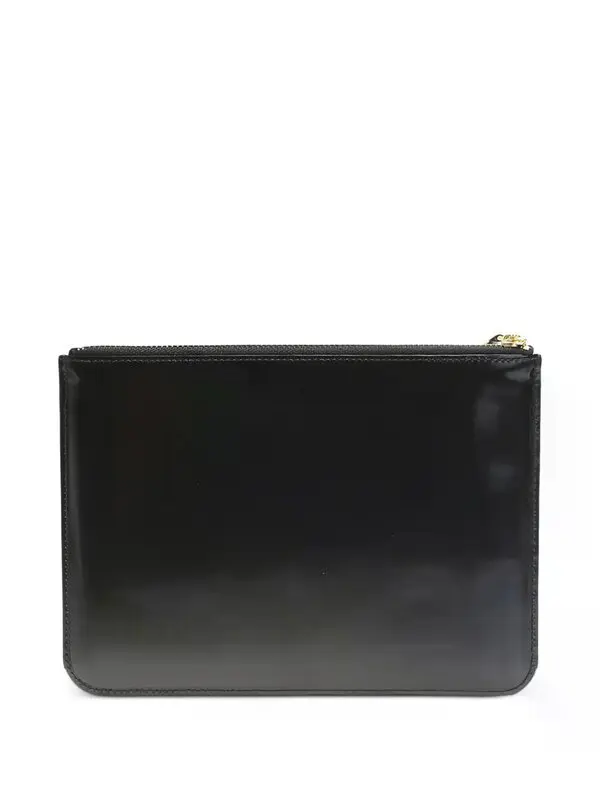 Comme Des Garçons Leather Clutch - Black