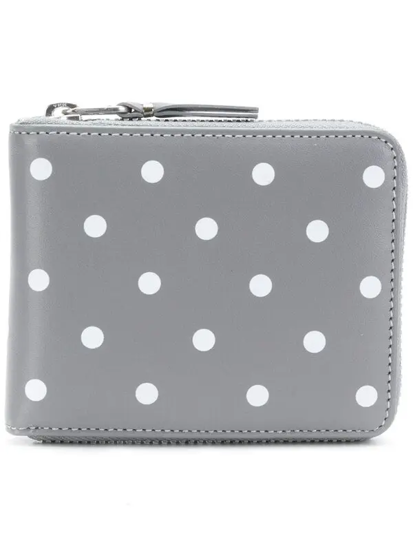 Comme Des Garçons Zip Around Wallet - Grey