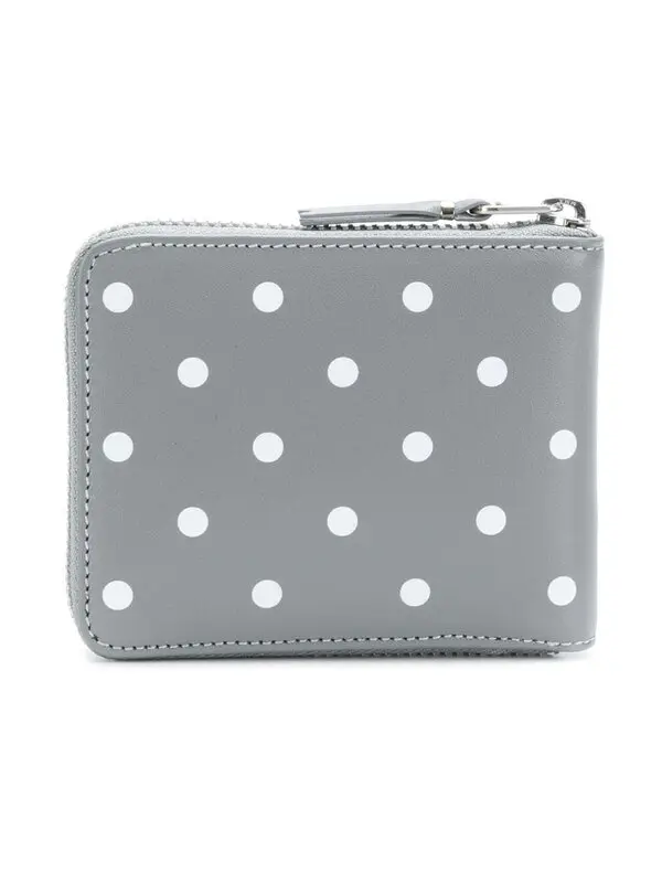 Comme Des Garçons Zip Around Wallet - Grey