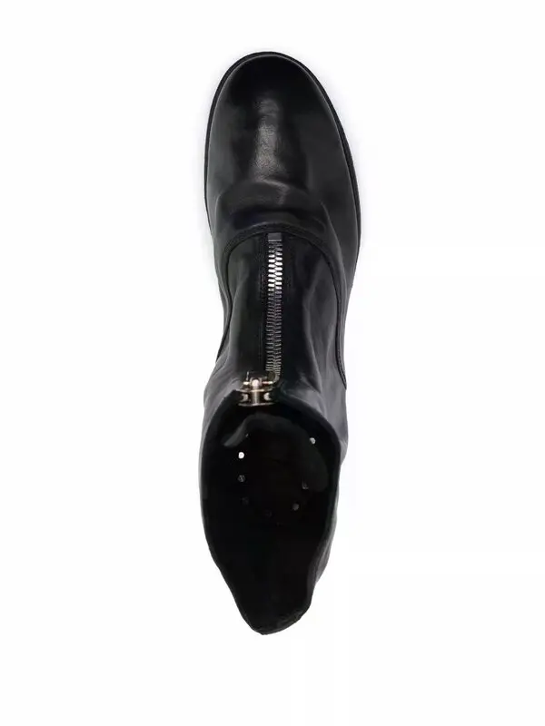 Guidi Zip Front Ankle Boots