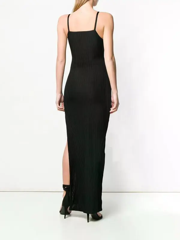 Balmain Knit Maxi Dress With Slit