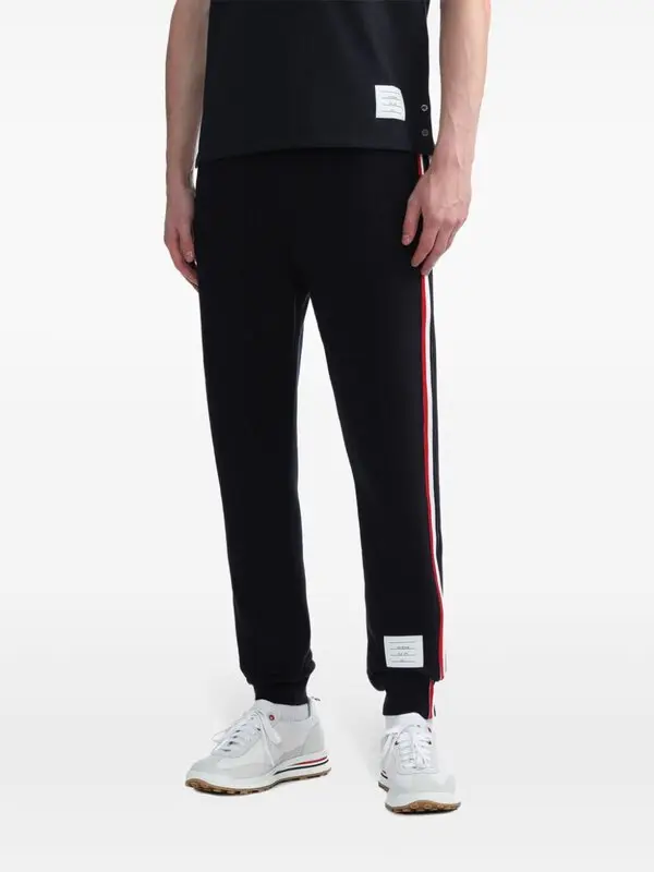 Thom Browne Classic Loopback Stripe Sweatpants - Blue