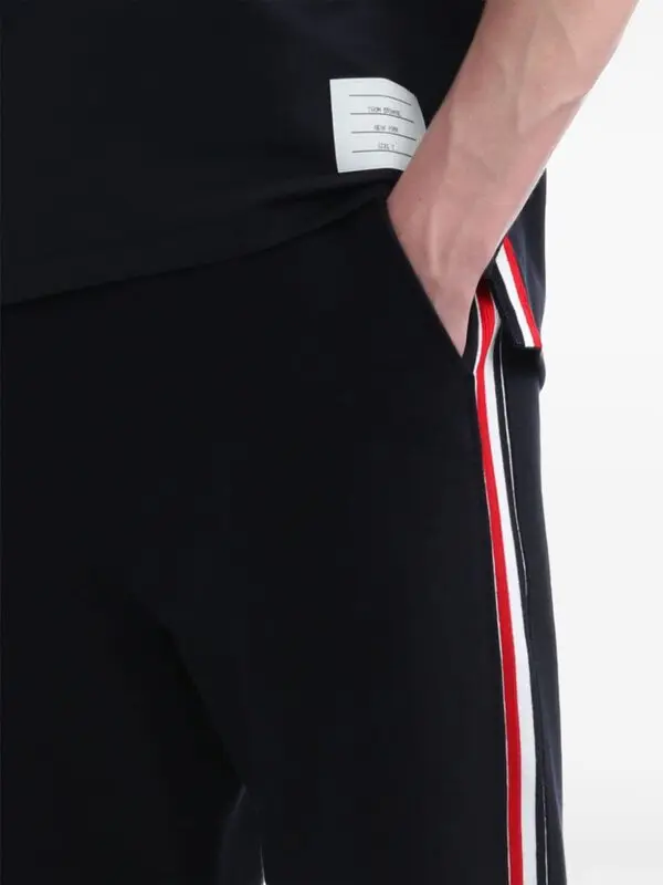 Thom Browne Classic Loopback Stripe Sweatpants - Blue