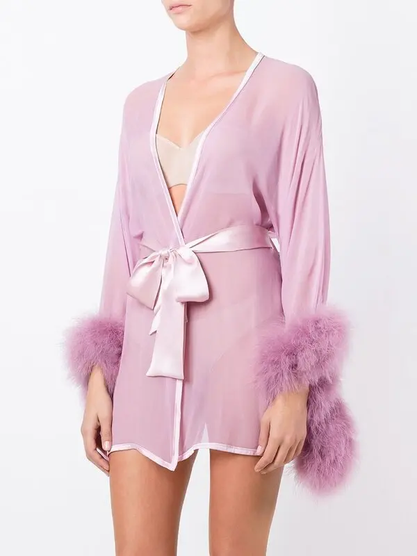 GILDA & PEARL Diana Sheer Silk Robe