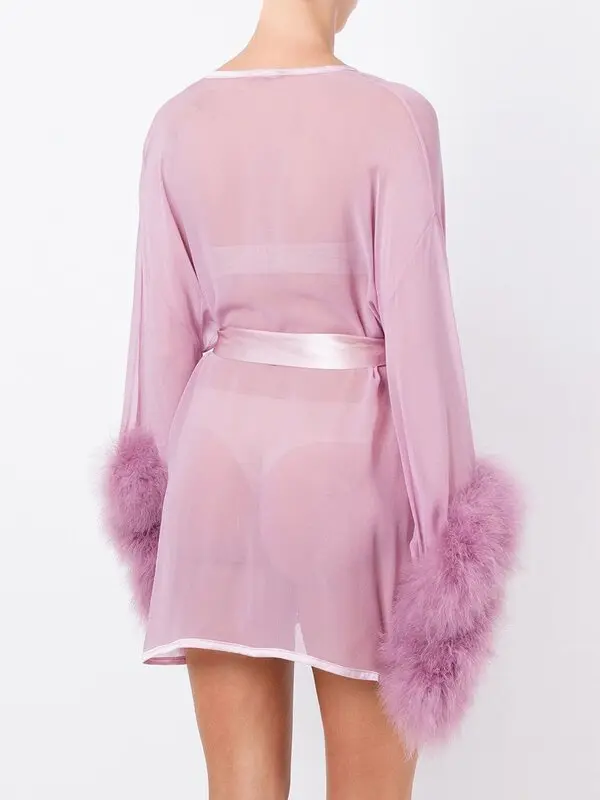 GILDA & PEARL Diana Sheer Silk Robe