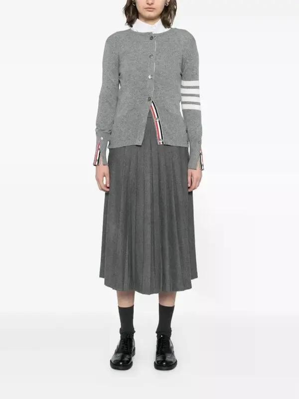 Thom Browne Stripe-detail Cashmere Cardigan