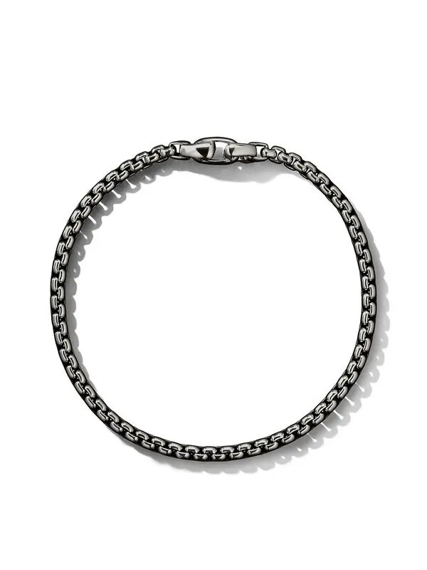 David Yurman Sterling Box Chain Bracelet - Silver