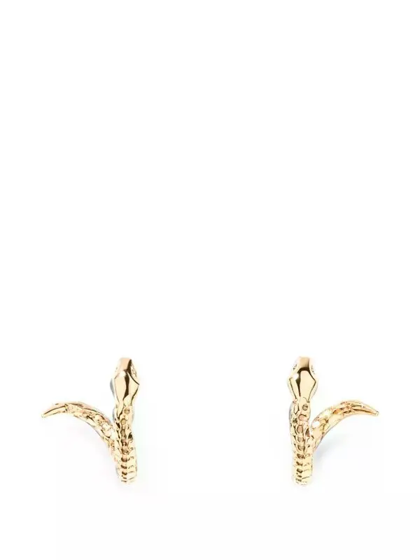 AURÉLIE BIDERMANN Snake Hoop Earrings