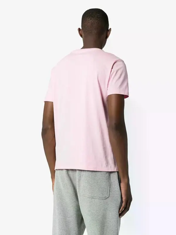 Polo Ralph Lauren Logo Embroidered T-shirt - Pink