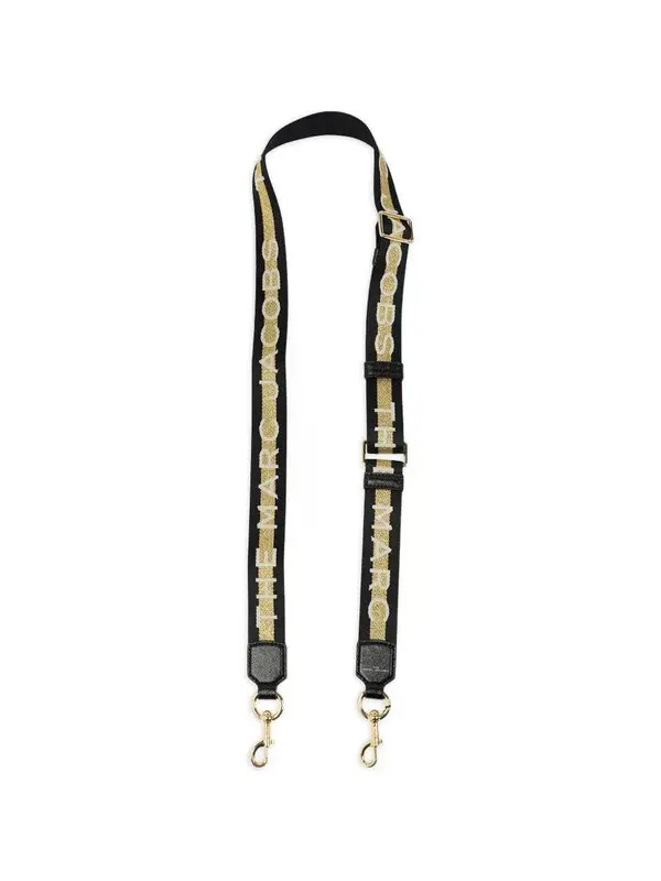 Marc Jacobs The Logo Thin Webbing Strap - Black