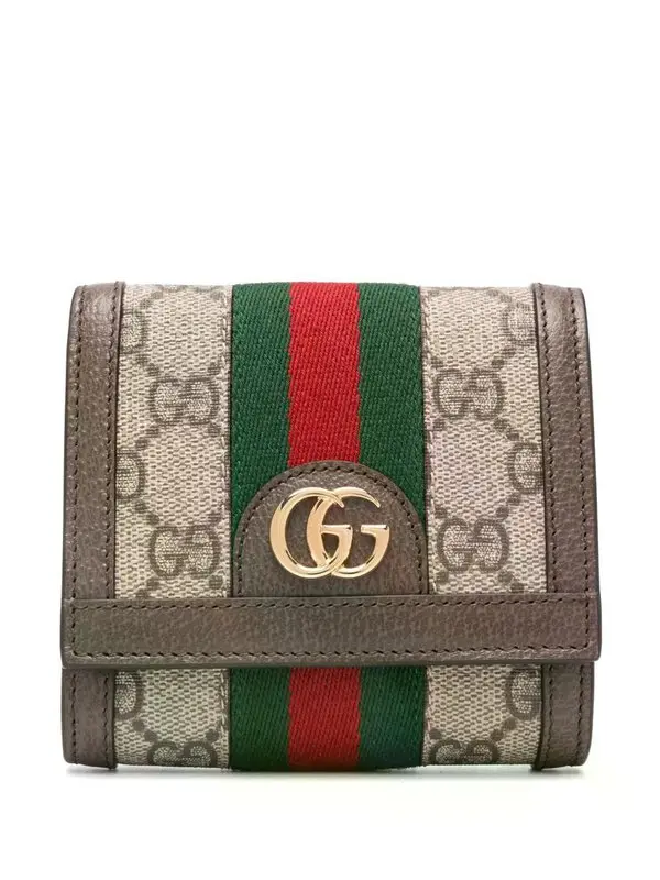 Gucci Ophidia Wallet - Neutrals