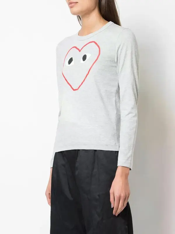 Play Comme Des Garcon Printed Logo T-shirt