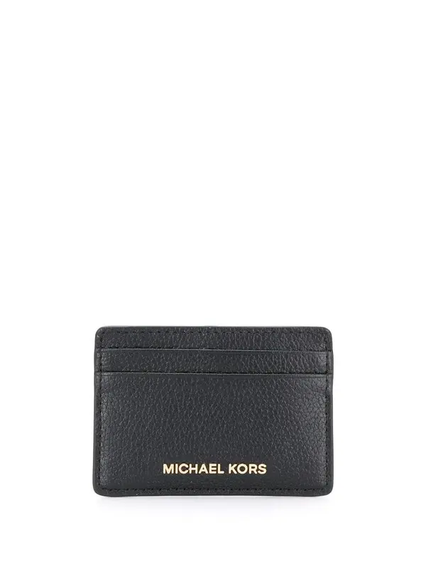 Michael Kors Pebbled Cardholder - Black