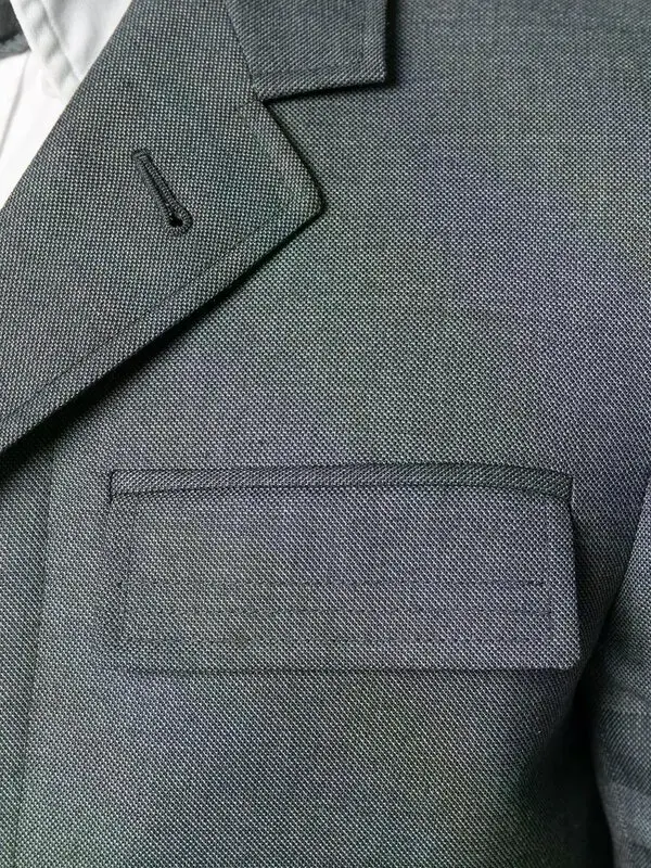 Thom Browne 4-bar Mid-length Coat - Grey