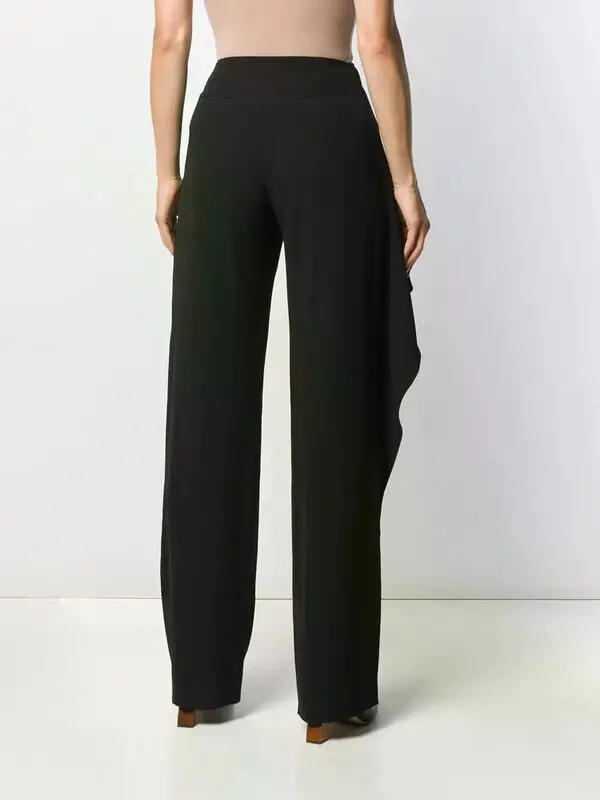 Chloé Tie Front Wide Leg Trousers