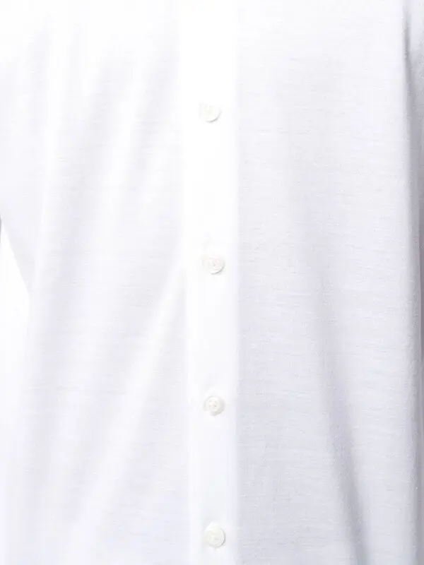 BARBA NAPOLI Buttoned Cotton Shirt - White