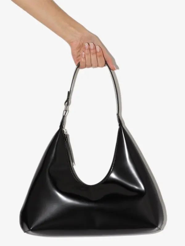 By Far Amber Leather Shoulder Bag