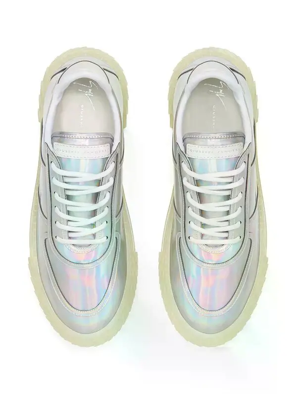 GIUSEPPE ZANOTTI Low Top Holographic Sneakers