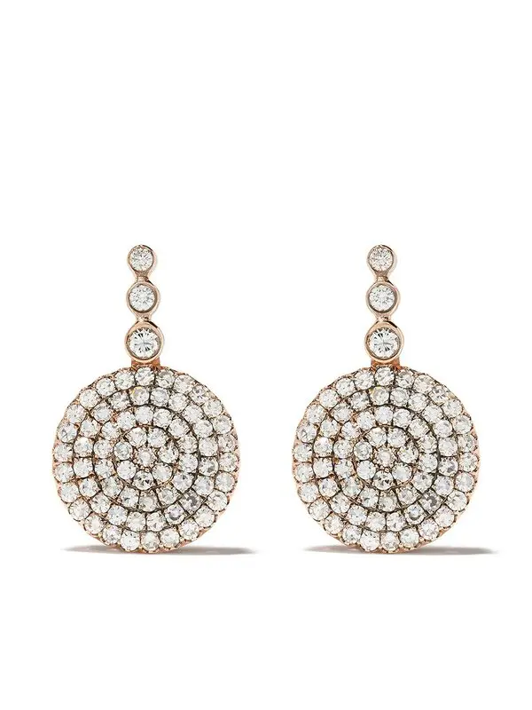 SELIM MOUZANNAR 18kt Diamond Beirut Earrings - Pink