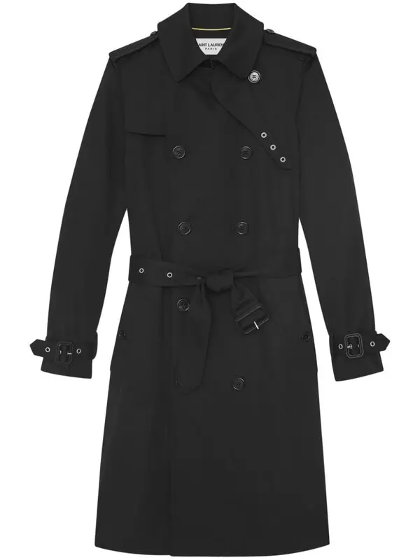 Saint Laurent Double-breasted Trench Coat