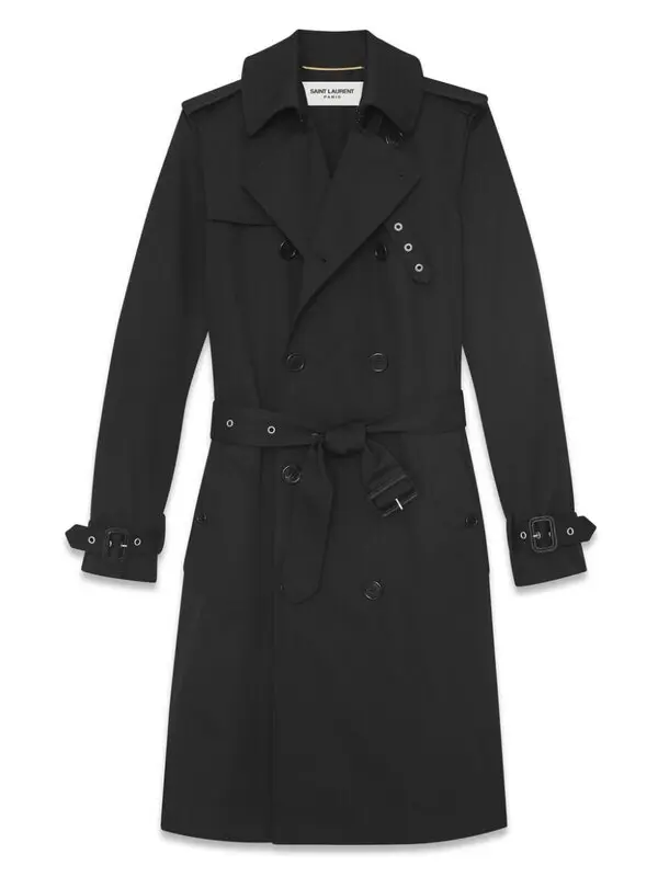 Saint Laurent Double-breasted Trench Coat