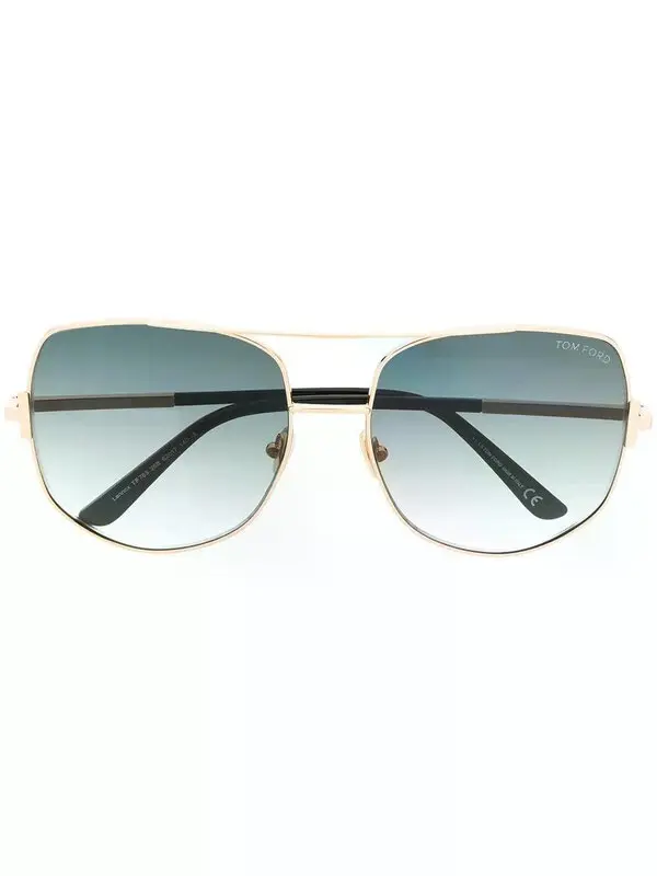 TOM FORD Oversized Aviator Sunglasses - Gold