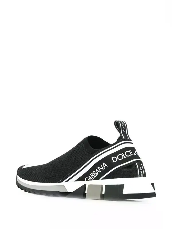 Dolce & Gabbana Sorrento Knit Sneakers - White