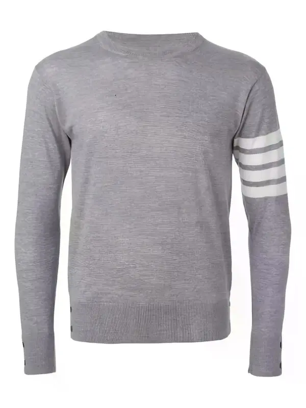 Thom Browne 4-bar Jumper - Grey