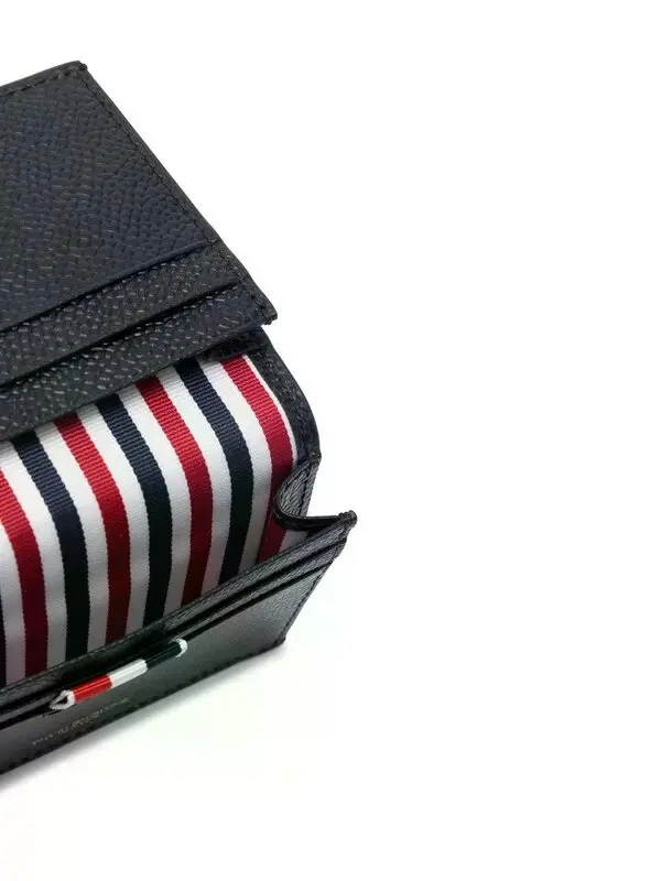 Thom Browne Pebble-grain Leather Card Holder