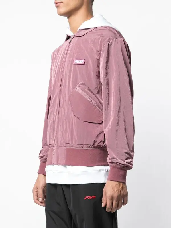 PALACE F-light Logo-patch Jacket - Pink