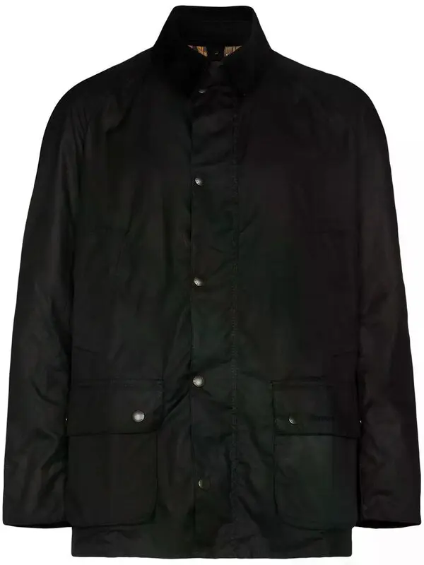 Barbour Ashby Wax Jacket Blue Editorialist