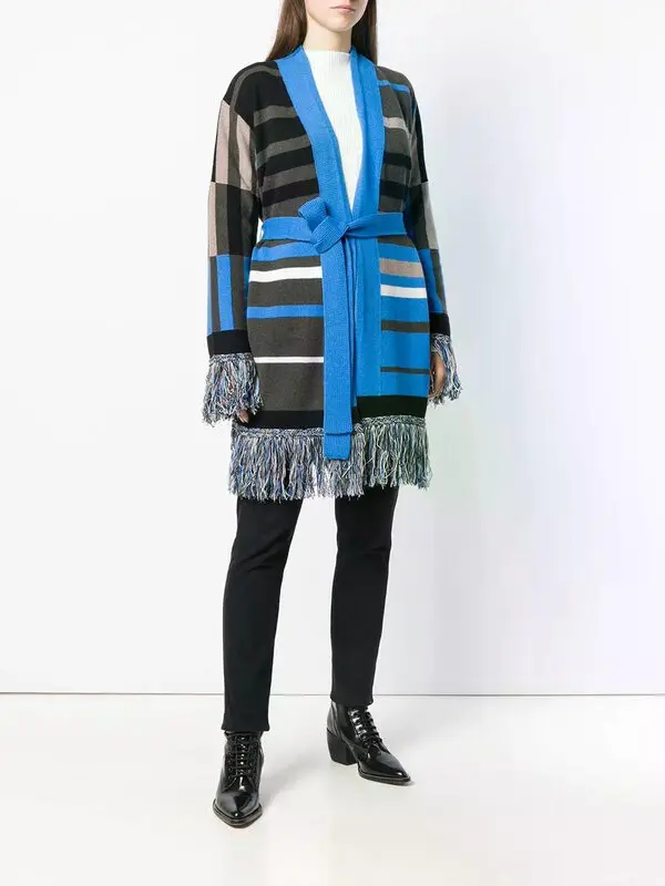 Etro Geometric-print Wool-cashmere Cardigan