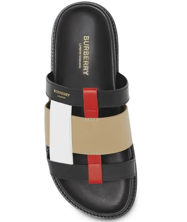 Burberry Colour-block Slide Sandals