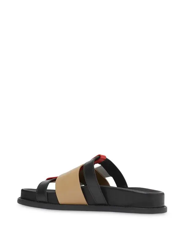 Burberry Colour-block Slide Sandals