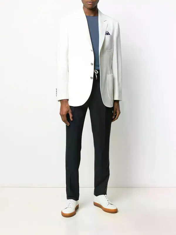 Brunello Cucinelli Single-breasted Linen Blazer