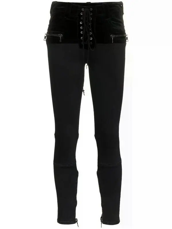 BEN TAVERNITI UNRAVEL PROJECT Front Fastened Skinny Jeans