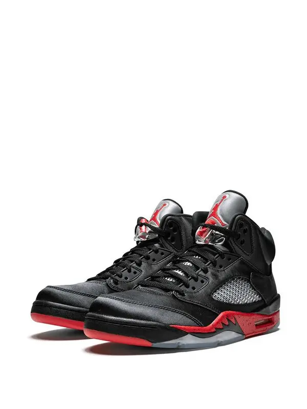 JORDAN Air 5 Retro Satin Bred Sneakers