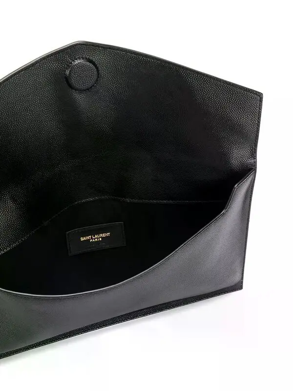 Saint Laurent Logo-plaque Clutch Bag
