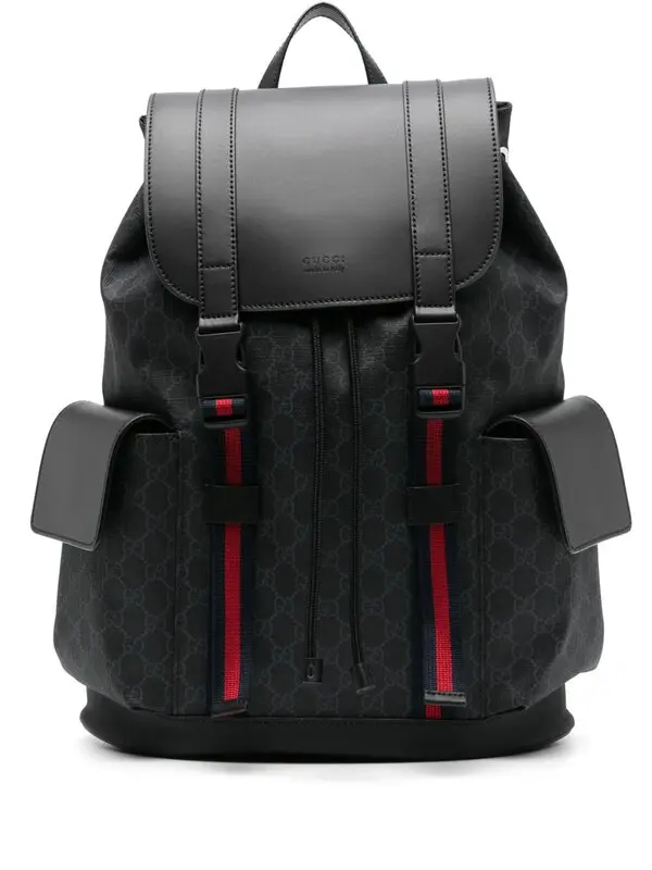 Gucci Gg Supreme Backpack - Black