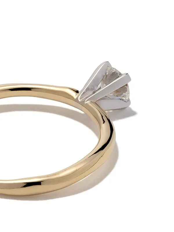 WOUTERS & HENDRIX 18kt Yellow And White Diamond Ring - Gold