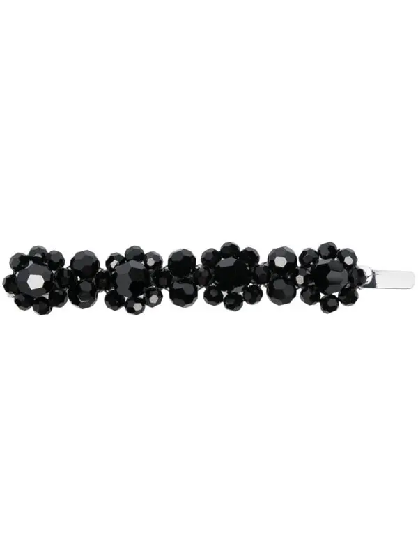 Simone Rocha Crystal Embellished Hair Pin - Black