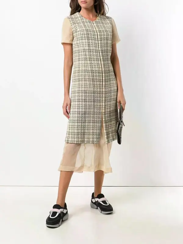 Comme Des Garçons 1997 Deconstructed Plaid Dress