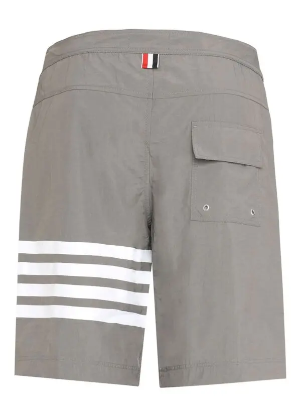 Thom Browne 4-bar Swim Shorts - Grey