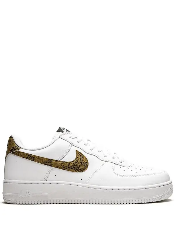Nike Air Force 1 Low Ivory Snake Sneakers - White